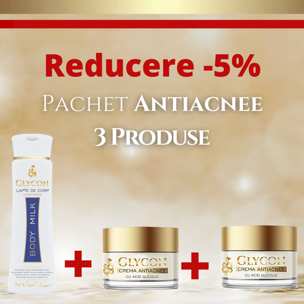 Gama de produse profesionale Glycon cu acid glicolic